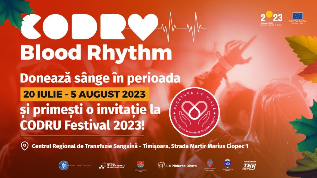 CODRU Blood Rhythm: Donează sânge și primești invitație la CODRU ...